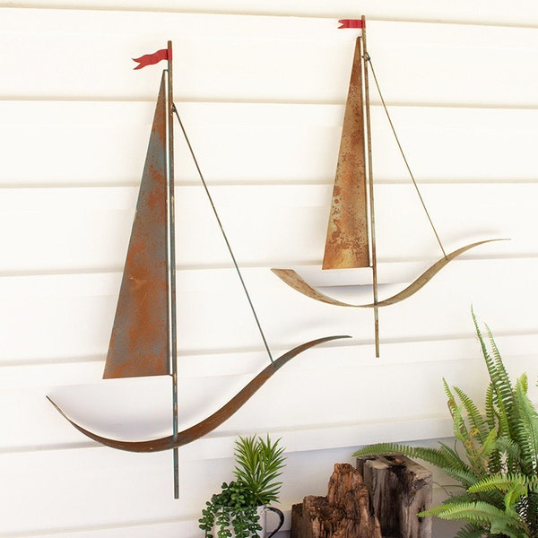 Metal Sailboat - Etsy
