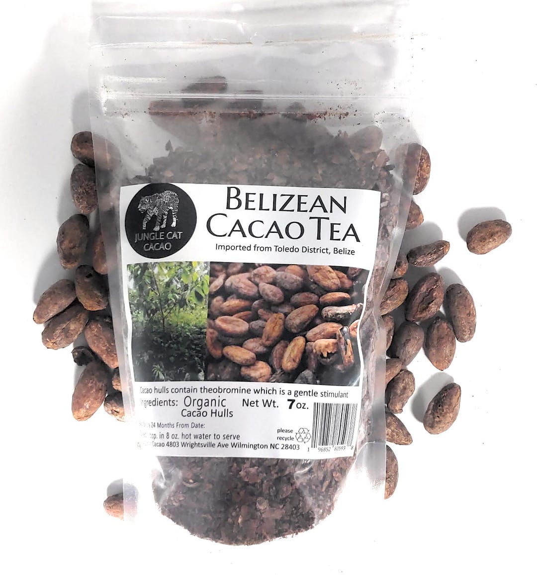 Organic Belizean Cacao Tea - Caffeine Free With Theobromine - Etsy