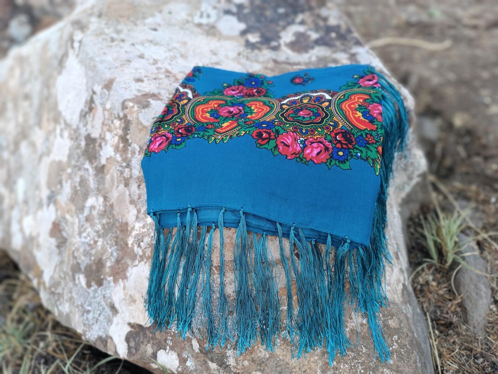 Kurdish Floral Scarf, Unisex Shawls, Fashion Scarf,boho Folk Styie ...