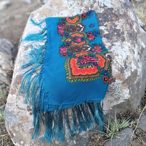 Kurdish Floral Scarf, Unisex Shawls, Fashion Scarf,boho Folk Styie ...