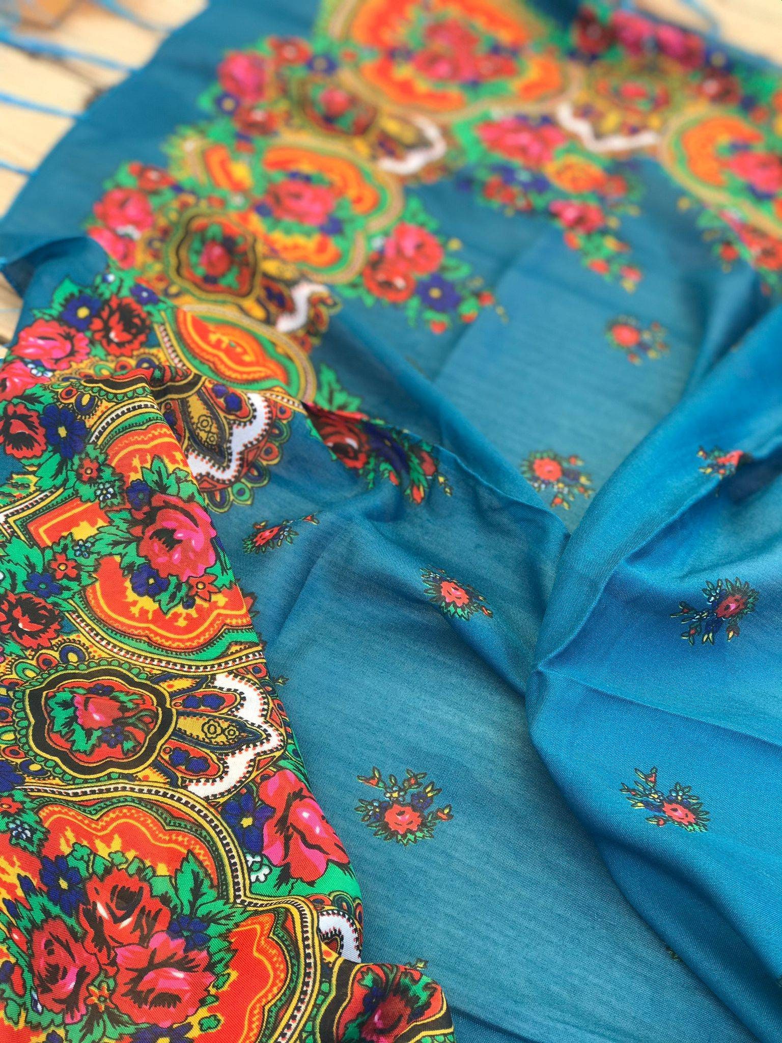 Kurdish Floral Scarf, Unisex Shawls, Fashion Scarf,boho Folk Styie ...
