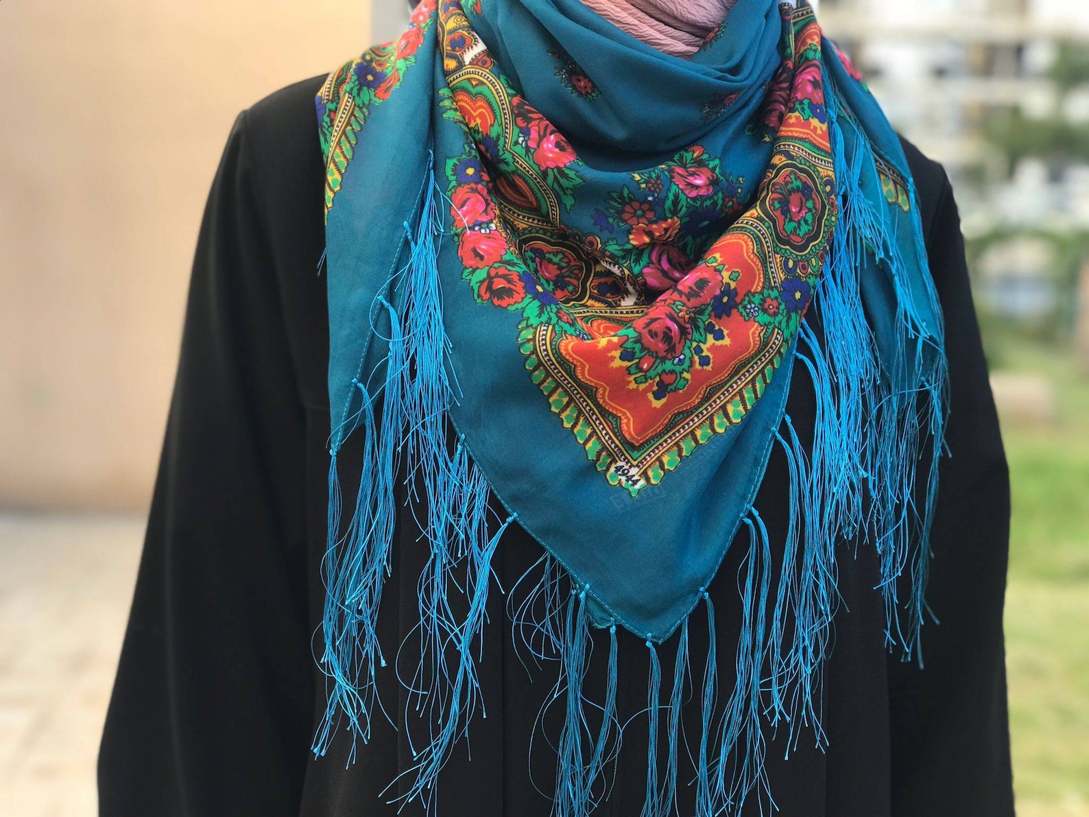 Kurdish Floral Scarf, Unisex Shawls, Fashion Scarf,boho Folk Styie ...