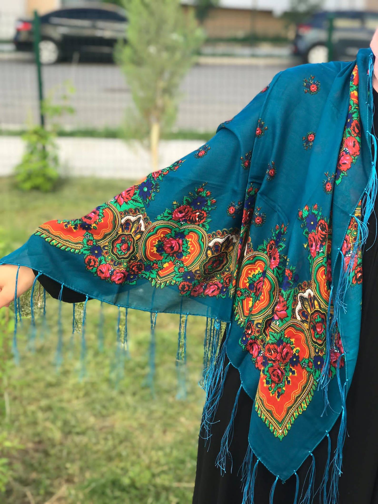 Kurdish Floral Scarf, Unisex Shawls, Fashion Scarf,boho Folk Styie ...