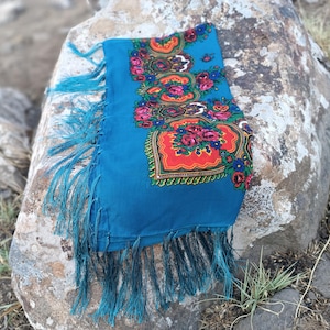 Kurdish Floral Scarf, Unisex Shawls, Fashion Scarf,boho Folk Styie ...