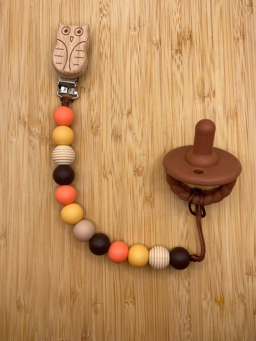 Owl Pacifier Clip - Etsy