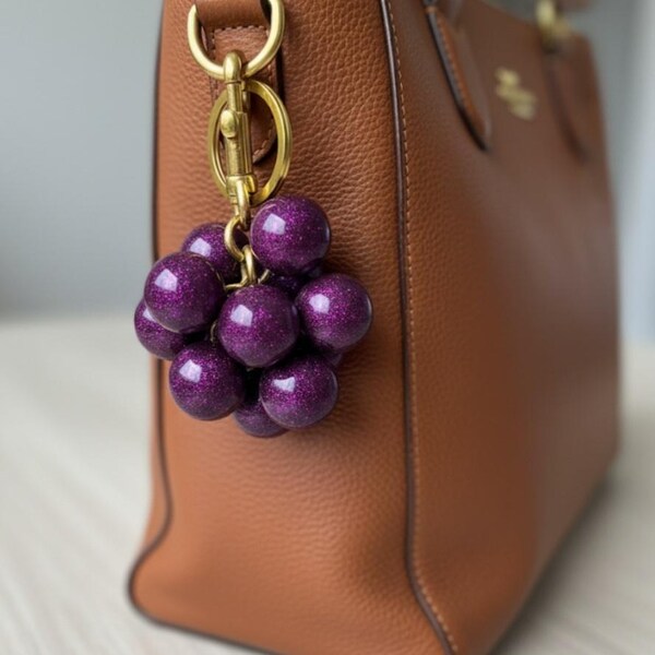 Purple Keychain Cluster - Etsy
