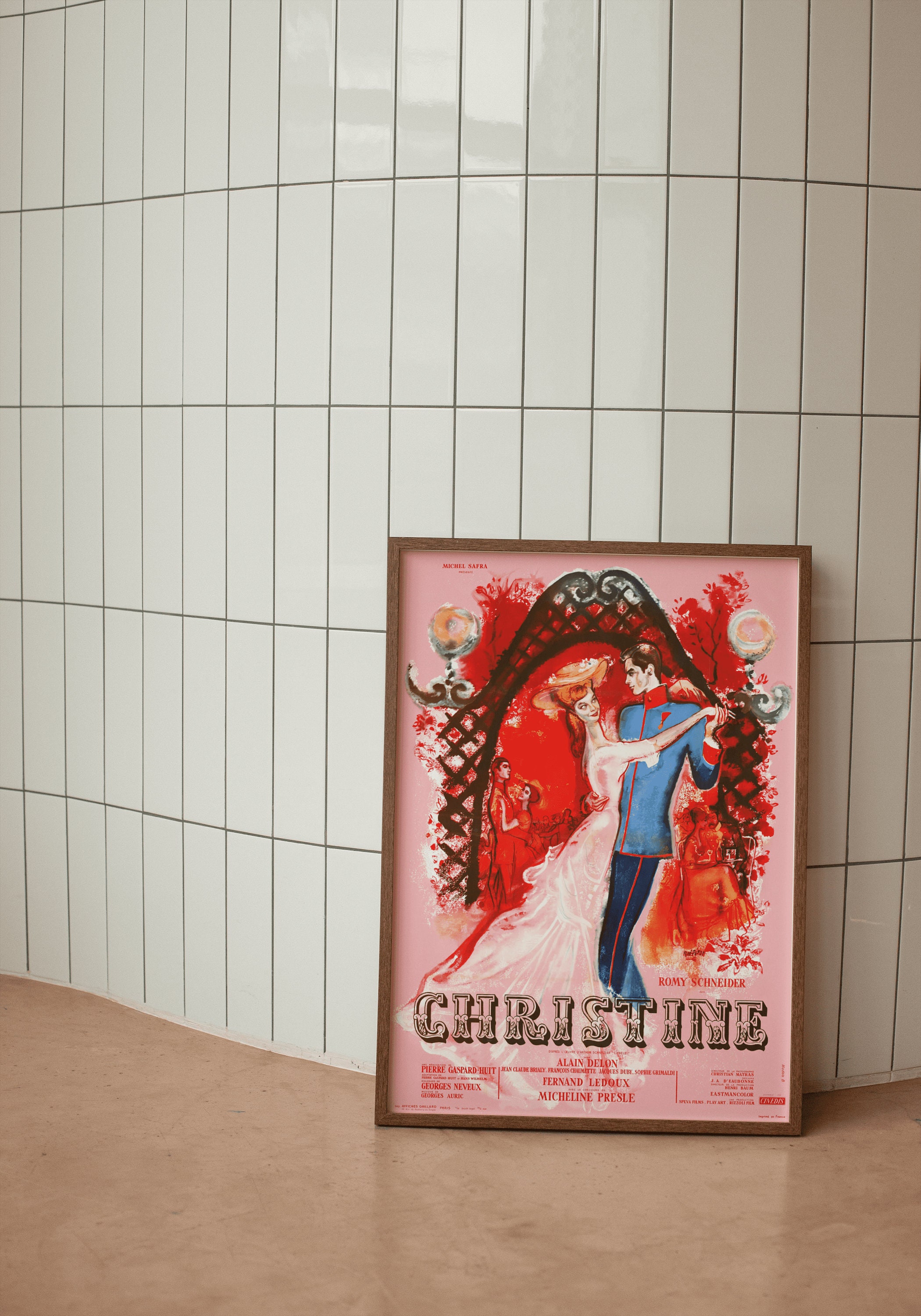 Christine Affiche Du Film Avec Alain Delon Et Romy Schneider Poster vendu par Larisa Enormous ...