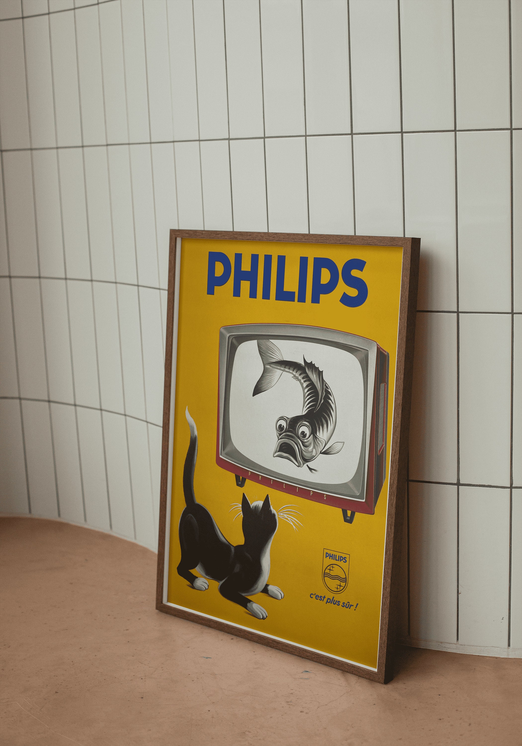 Vintage philips Poster Old Retro Advertising - Etsy