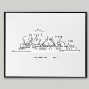 Sydney Opera House Art Print, Instant Download Printable, Australia ...