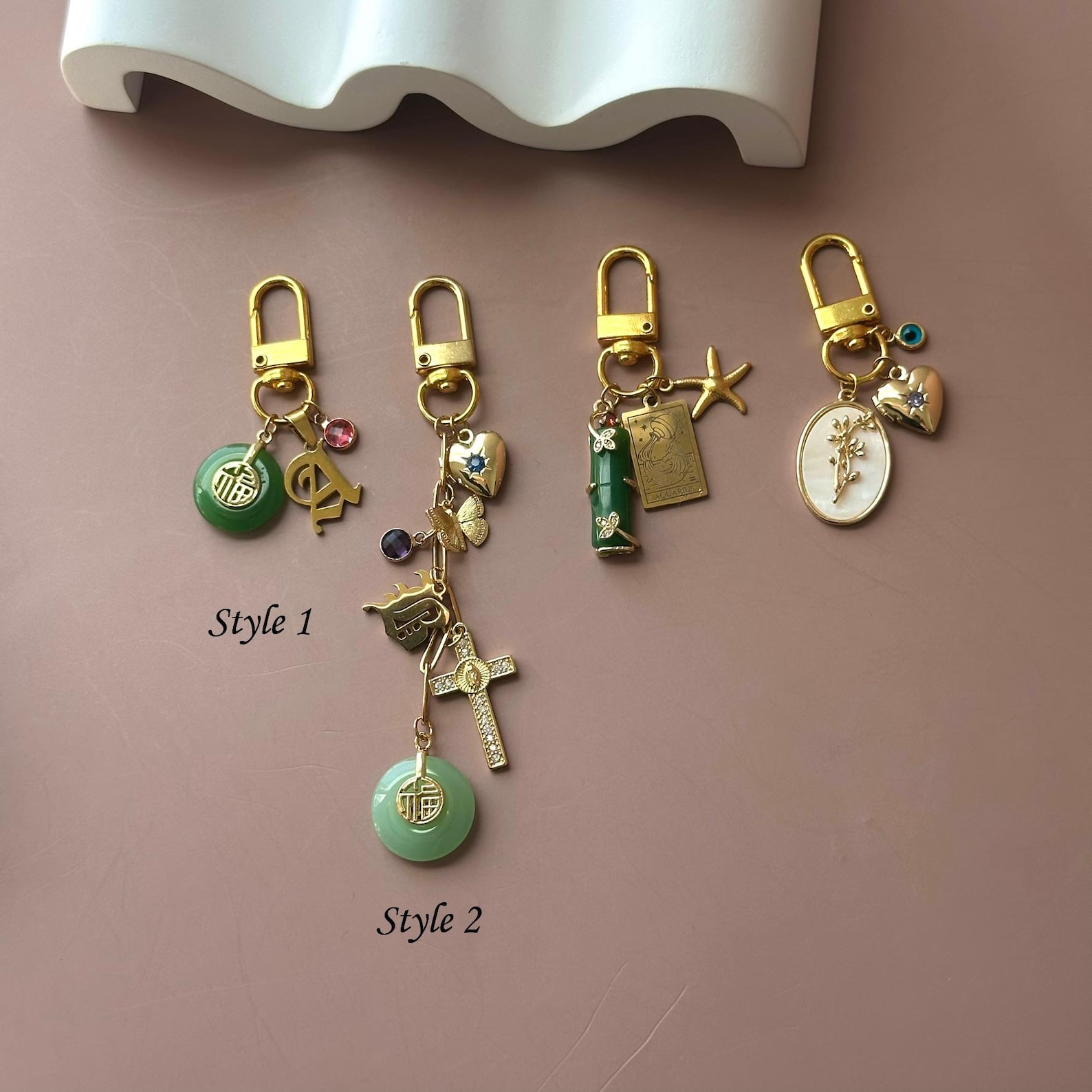 Charm Keychain • Customizable Bag Charm • Best Friend Gift • Luxury ...