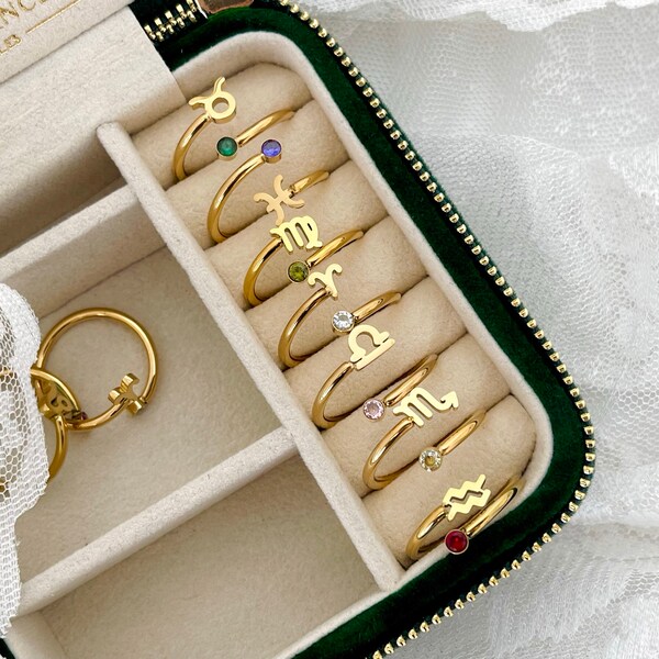 Zodiac Ring - Etsy