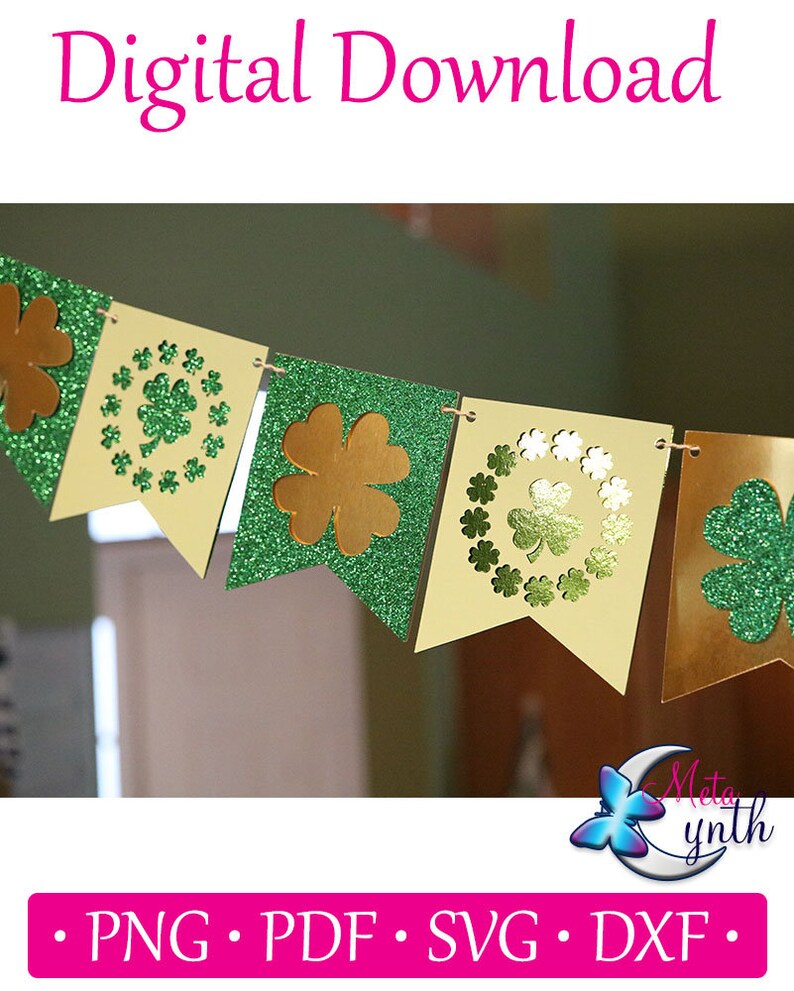 Digital File for St Patrick's Day Banner Bundle - Etsy