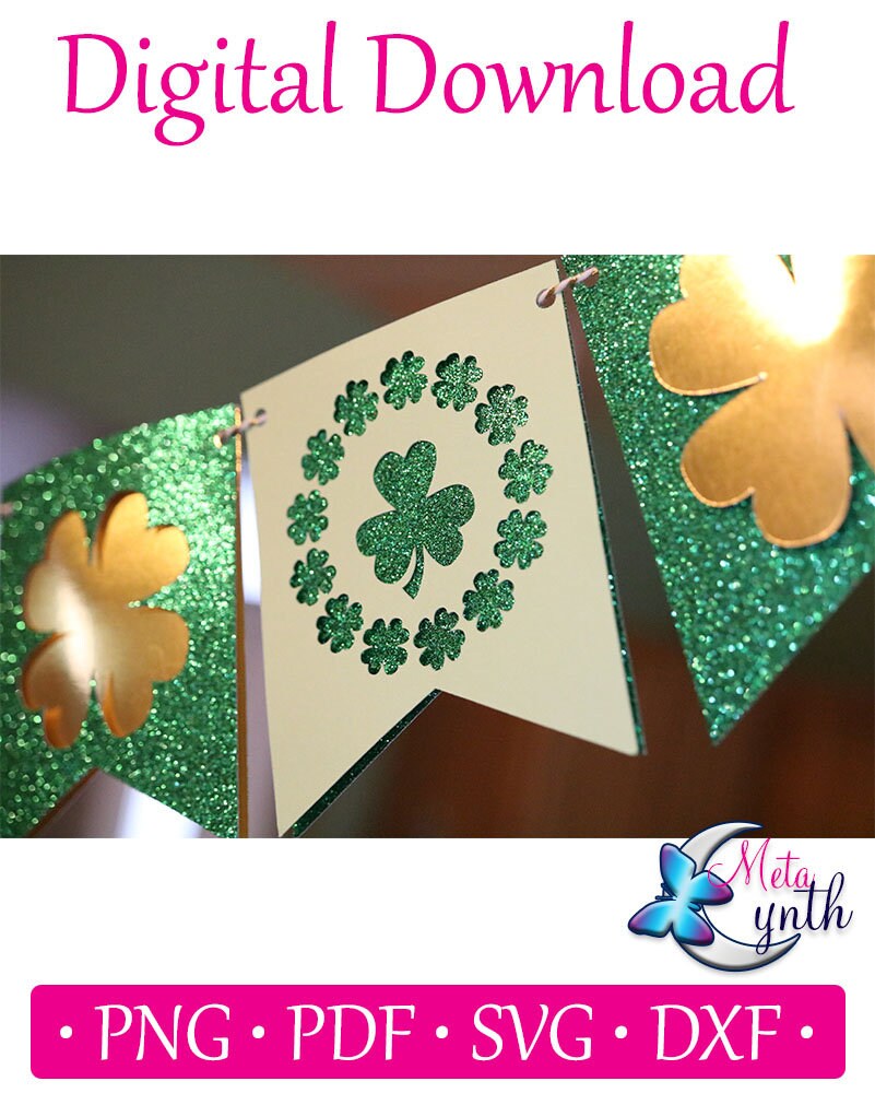 Digital File for St Patrick's Day Banner Bundle - Etsy