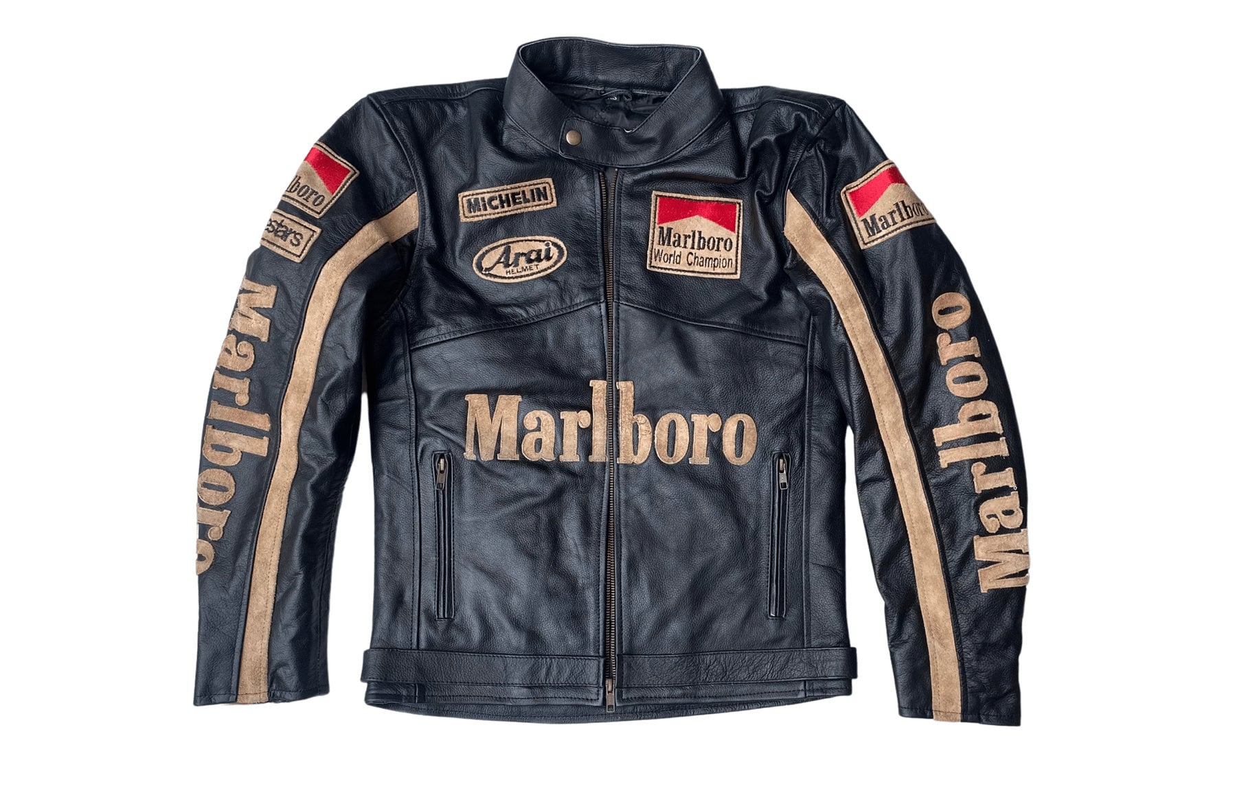 Don’t Stop Rare Vintage Leather Jacket S - munimoro.gob.pe