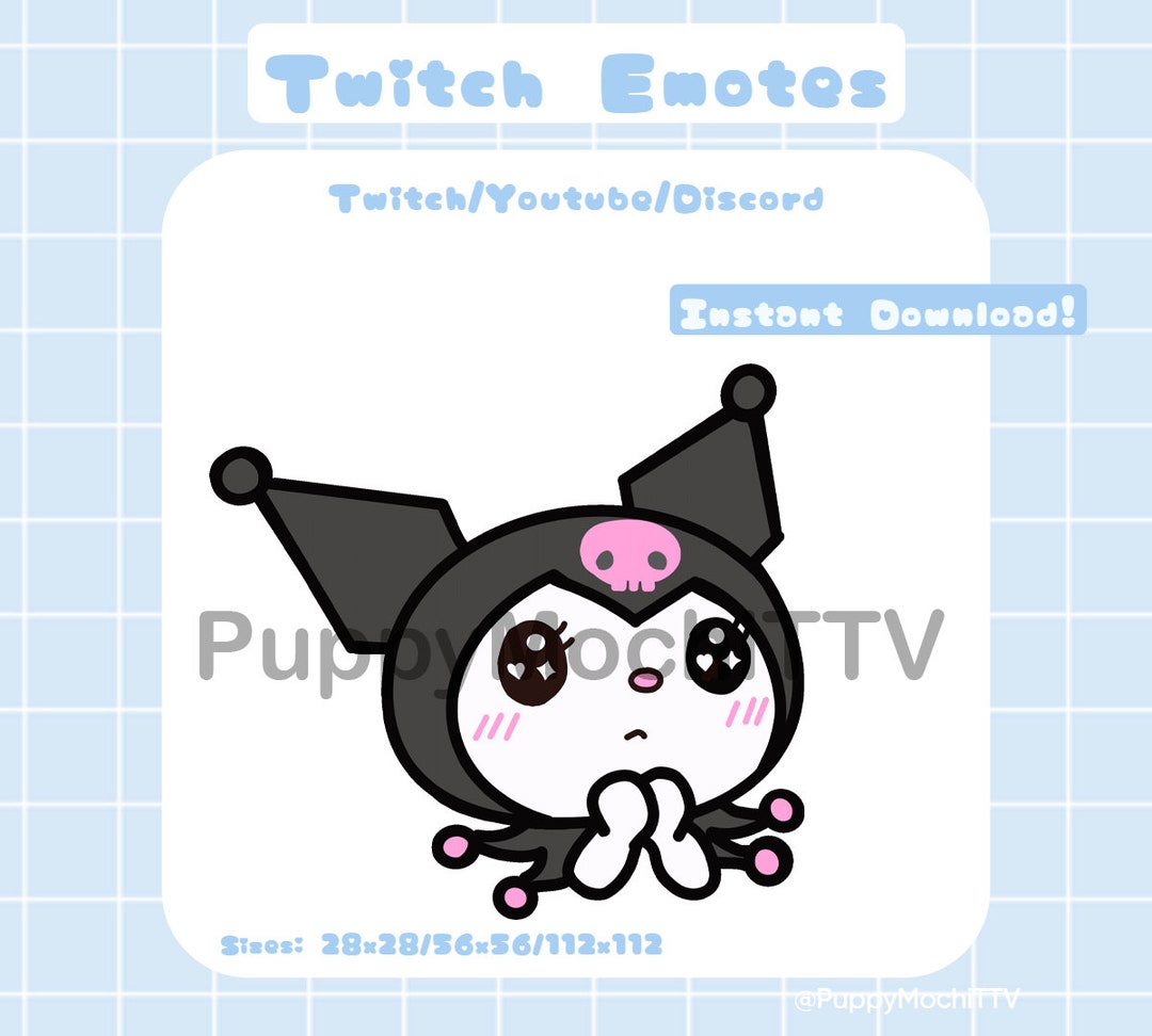 Kuro Pls Animated Emote - Etsy