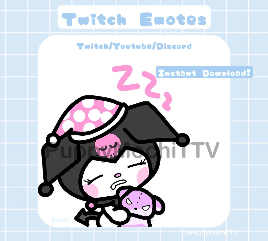 Kuro Sleep Emote - Etsy