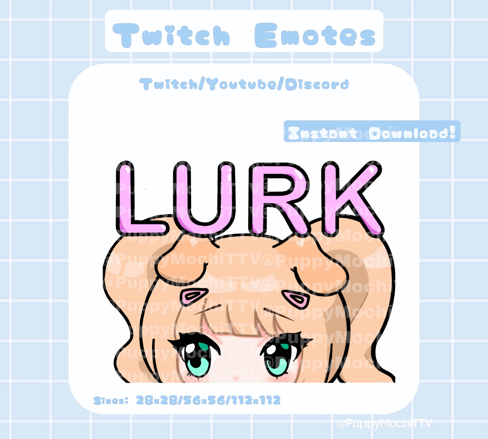 Twitch Lurk Emote - Etsy