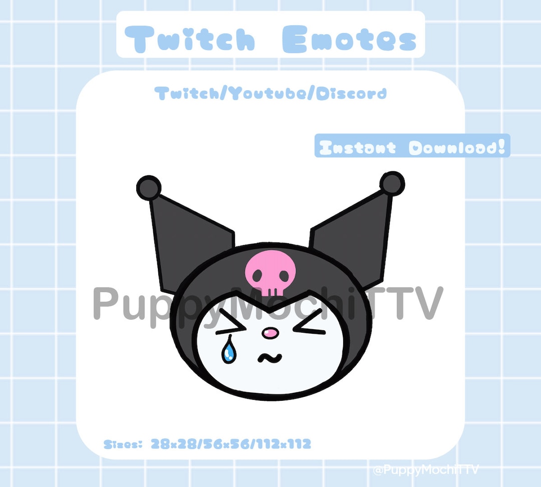 Kuro Cry Animated Emote - Etsy