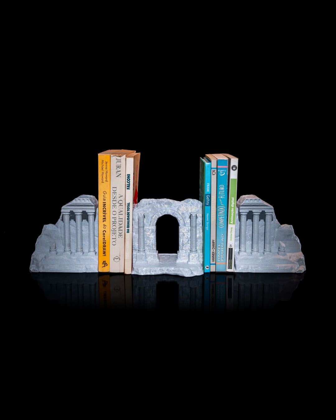 Book Holder in Ruins Shape Ancient Greek Book Stand Greek Ruins Bookend ...