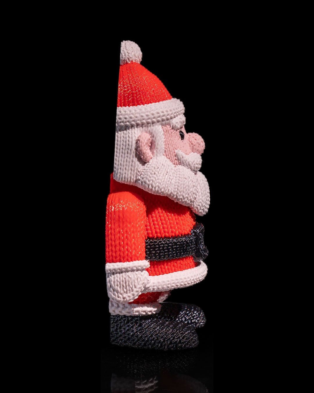 Hooked Articulated Santa Fidget Christmas Decoration | Knitted Moveable ...