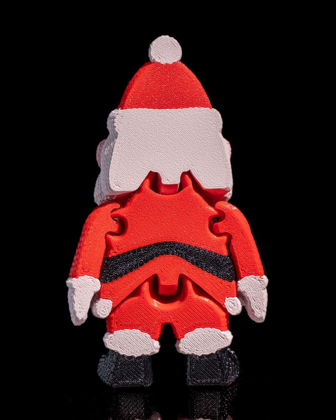 Hooked Articulated Santa Fidget Christmas Decoration | Knitted Moveable ...