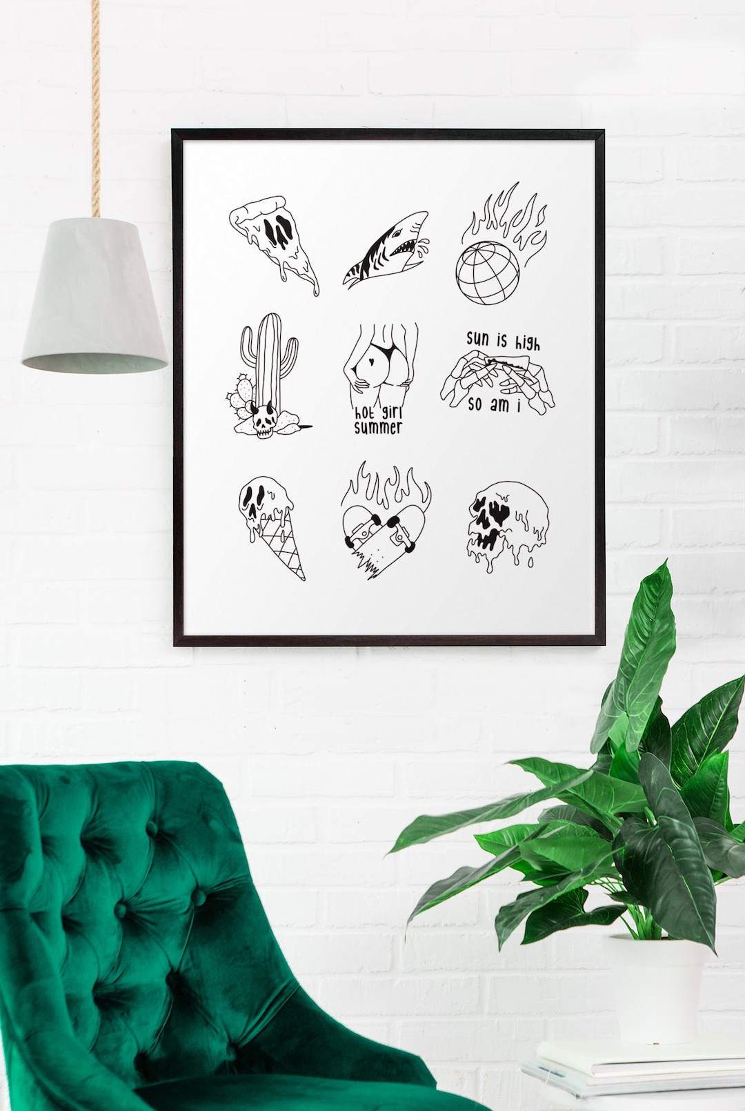 Stick & Poke Flash Sheet Summer - Etsy