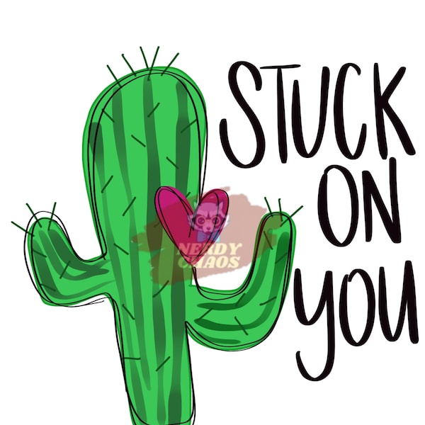 Stuck on You Cactus - Etsy