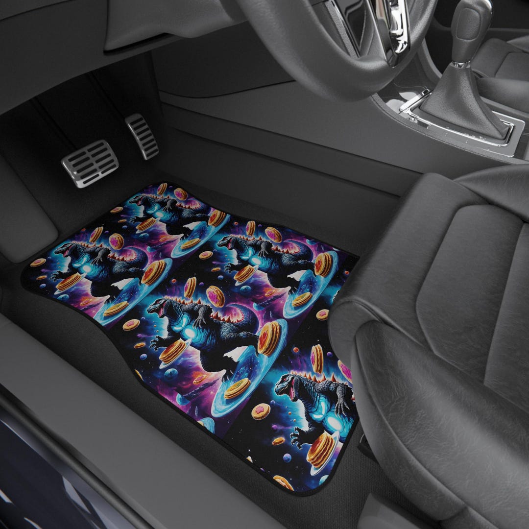 Godzilla Car Mats: Kaiju Monster Front Mats, New Driver Accessories - Etsy