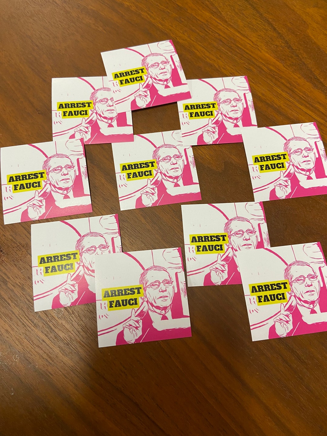 10 Arrest Fauci Stickers - Etsy