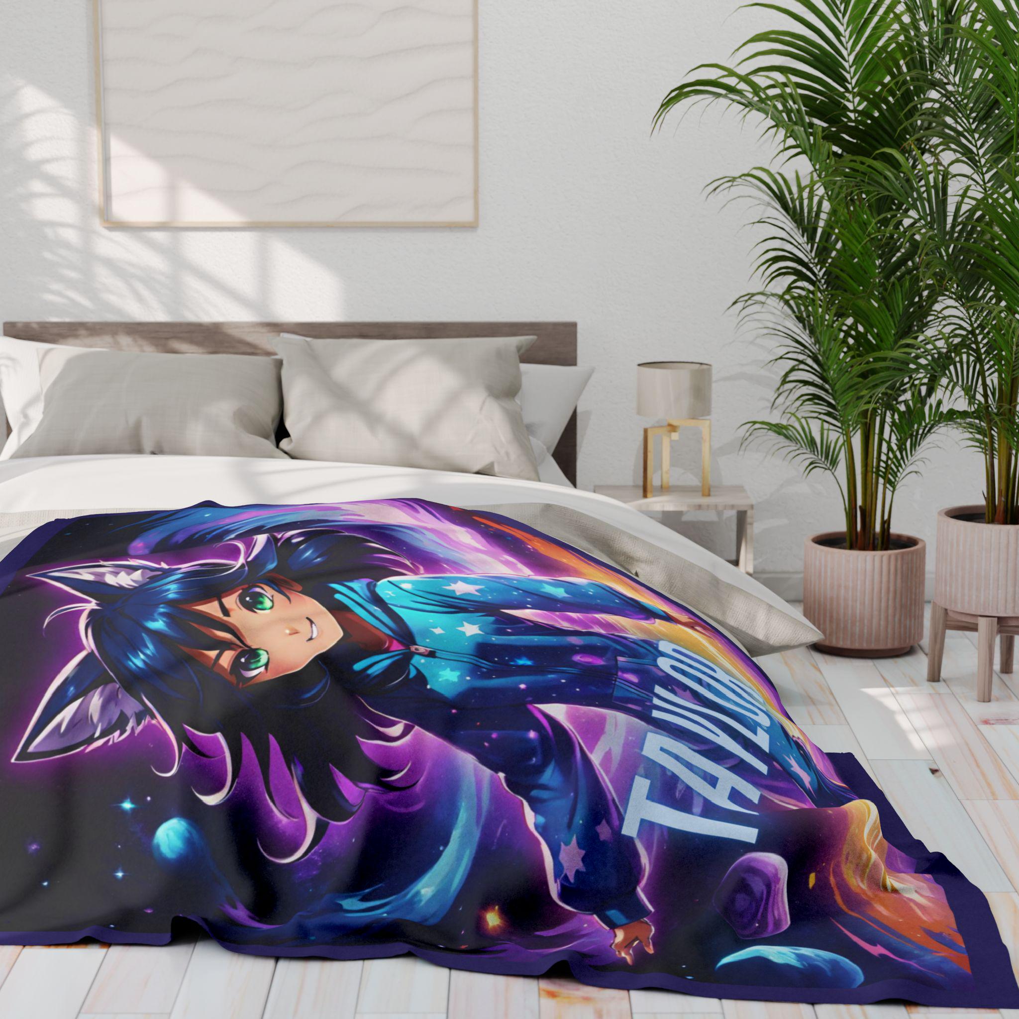 Personalized Aphmau Fleece Blanket, Personalized Soft Anime Gamer Gift ...