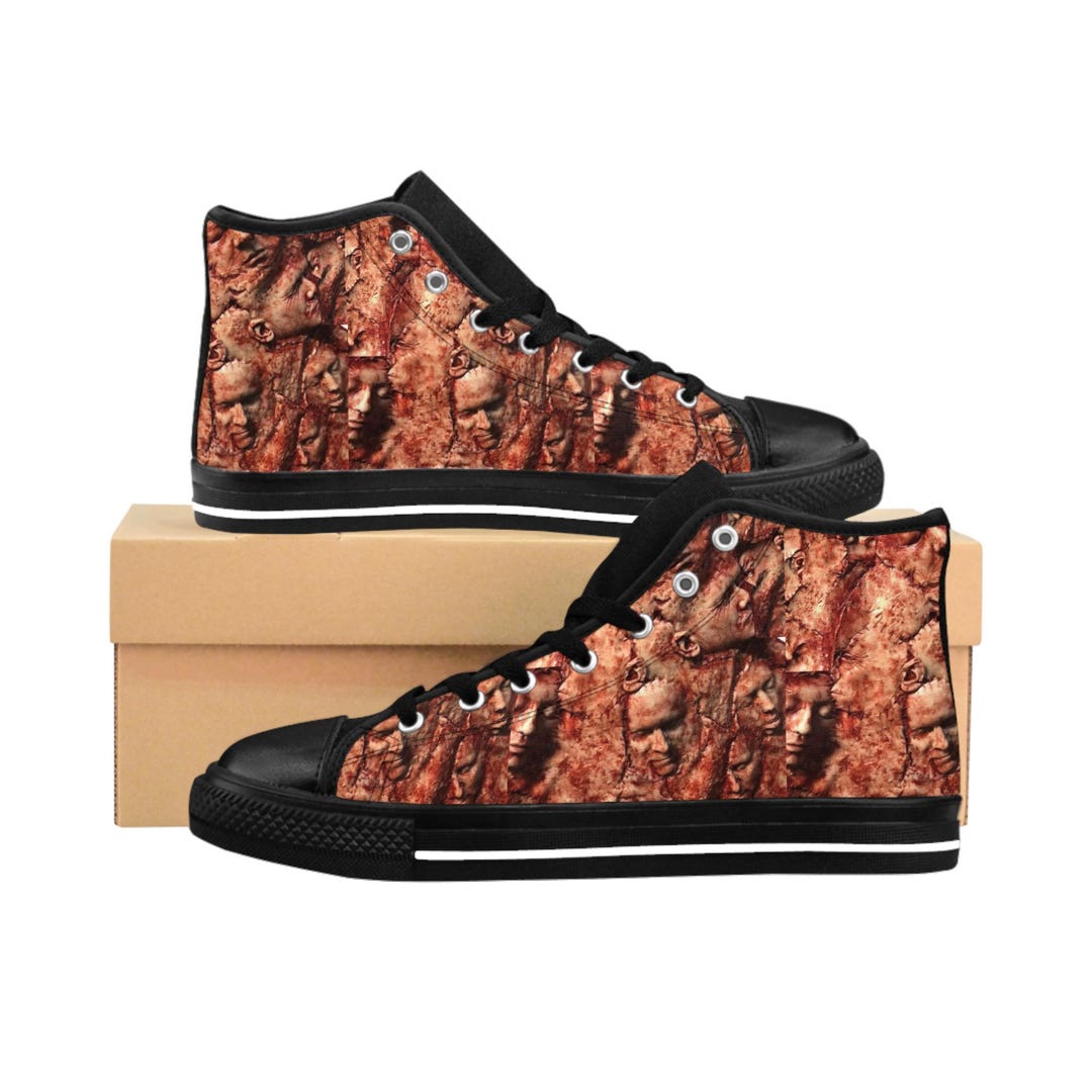 Creepy Halloween Costume Sneakers, Horror Movie Accessory Shoes, Ed ...