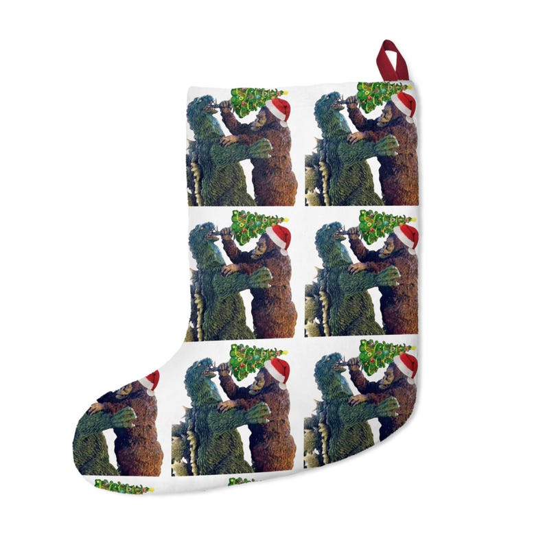 Godzilla Vs King Kong Retro Christmas Stocking | Christmas Stockings - Etsy