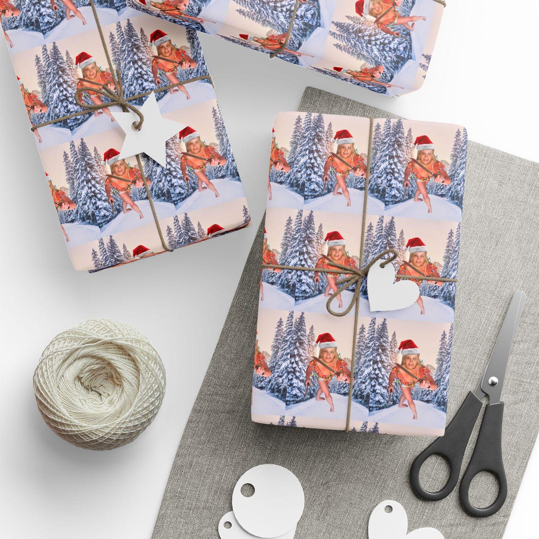 Funny Christmas Wrapping Paper | Holiday Novelty Gift Wrap - Etsy