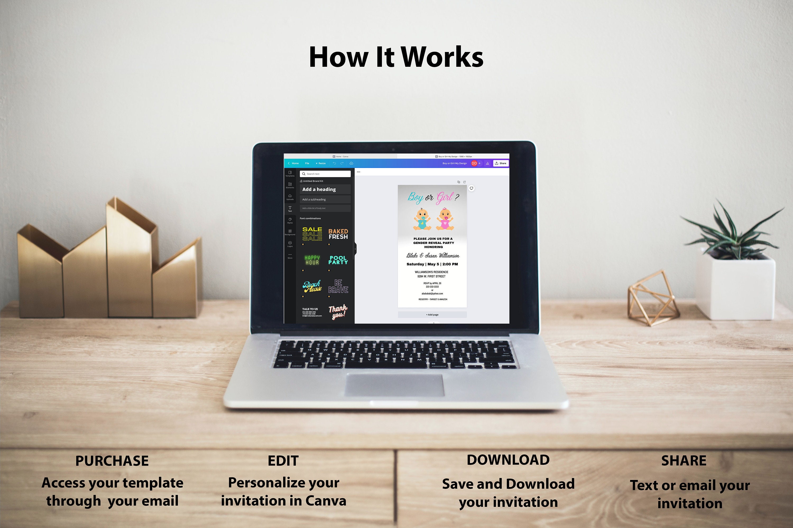 Halloween Party Digital Invitation Template Editable Instant - Etsy