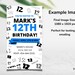12th Birthday Party Invitation Template, Any Age, Any Color, Editable ...