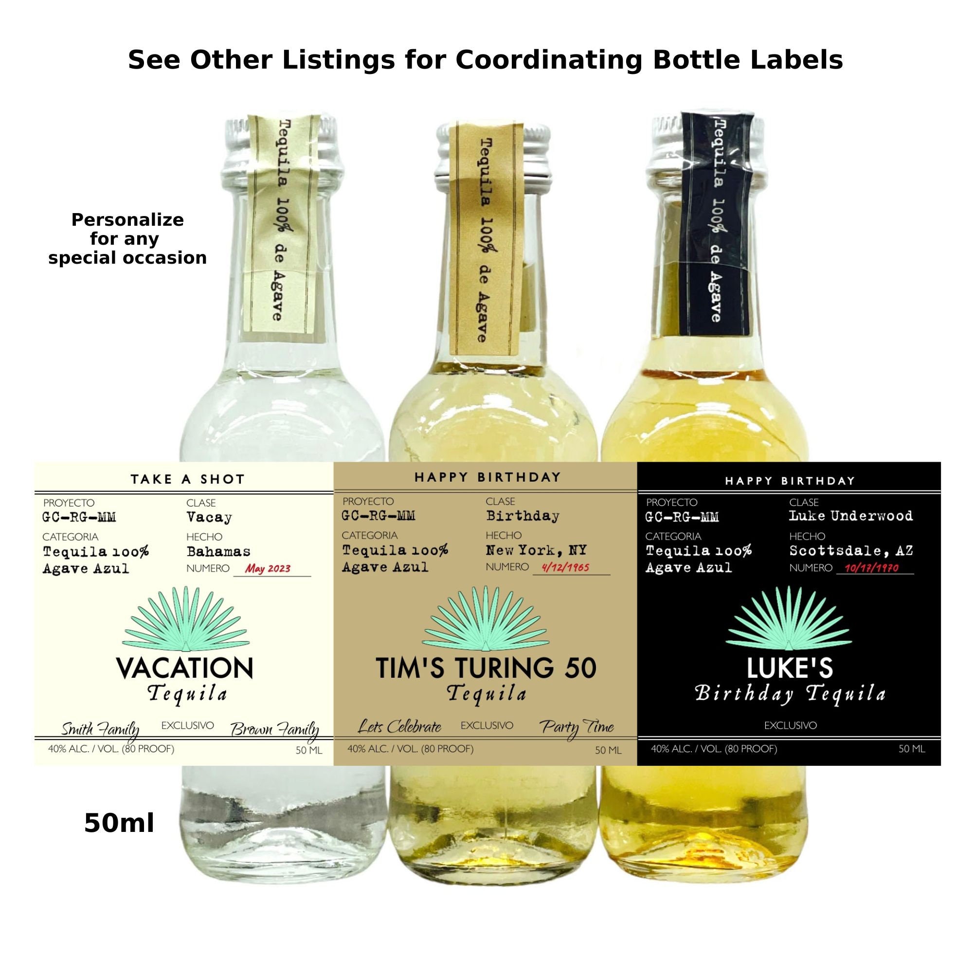 Custom Blanco Tequila Party Invitation Instant Download 2 Templates 5x7 ...