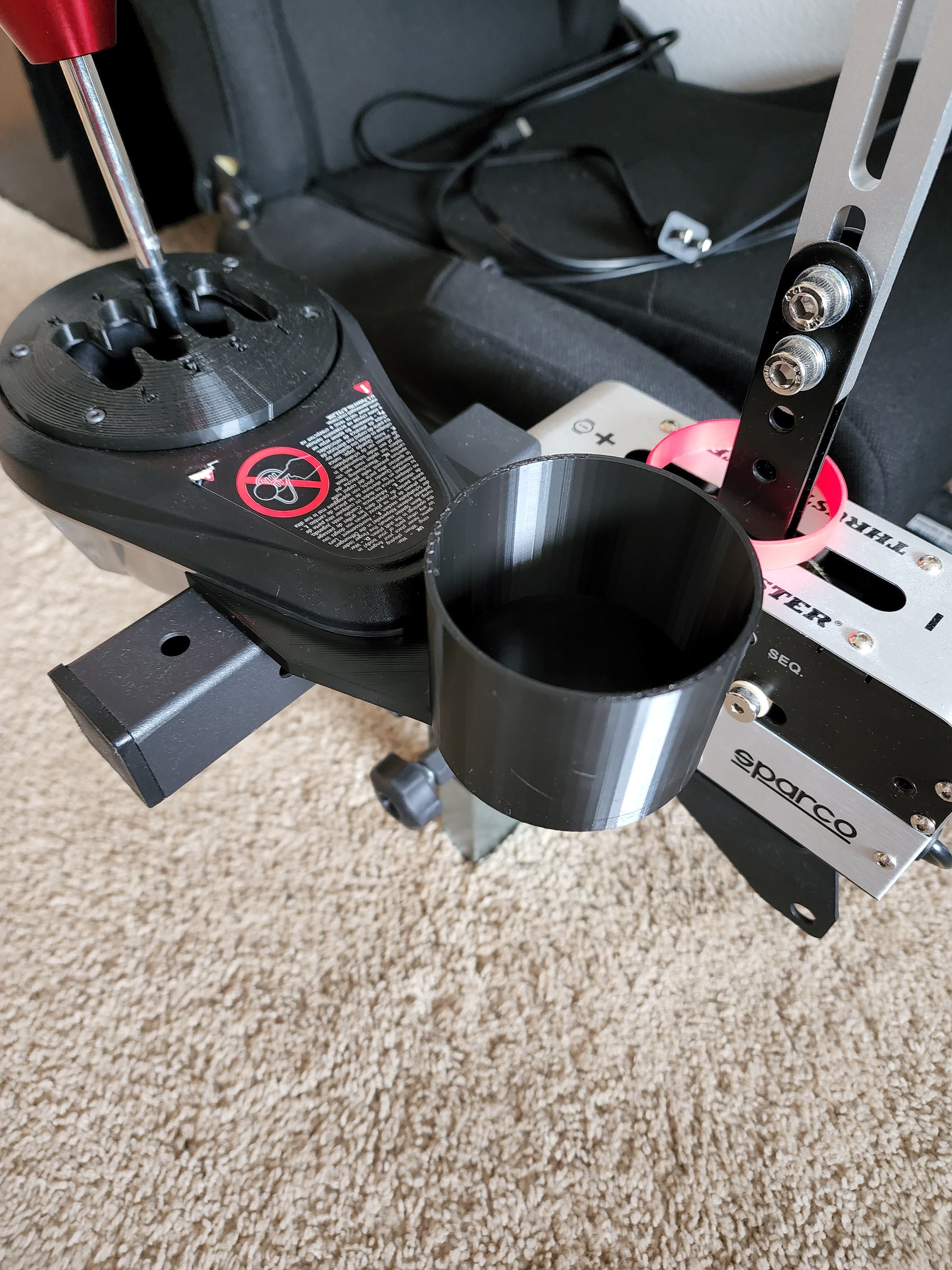 Thrustmaster Th8a Shifter Cup Holder Attachment - Etsy