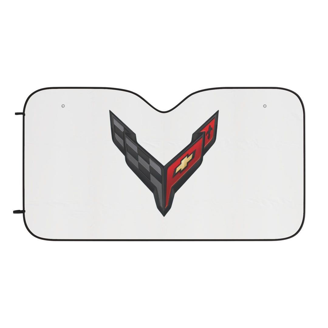 C8 Corvette Car Sun Shade Automotive Windshield Visor Cover, Car Lover ...