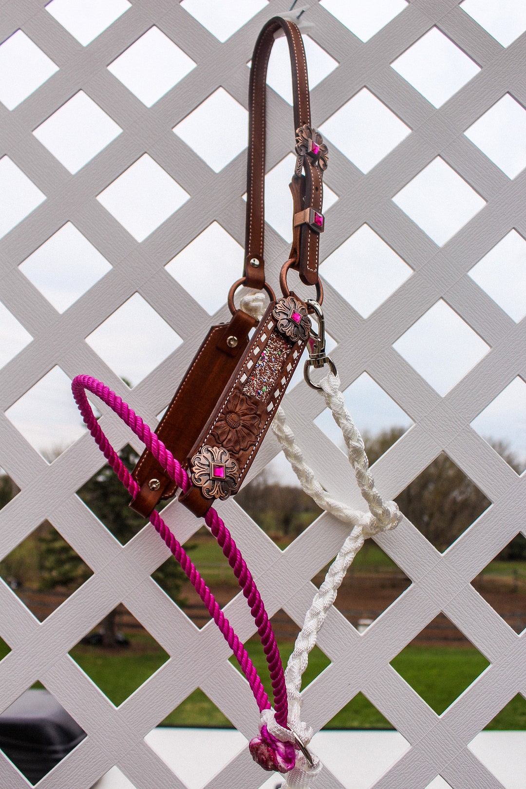 Lariat Hybrid Halter - Etsy