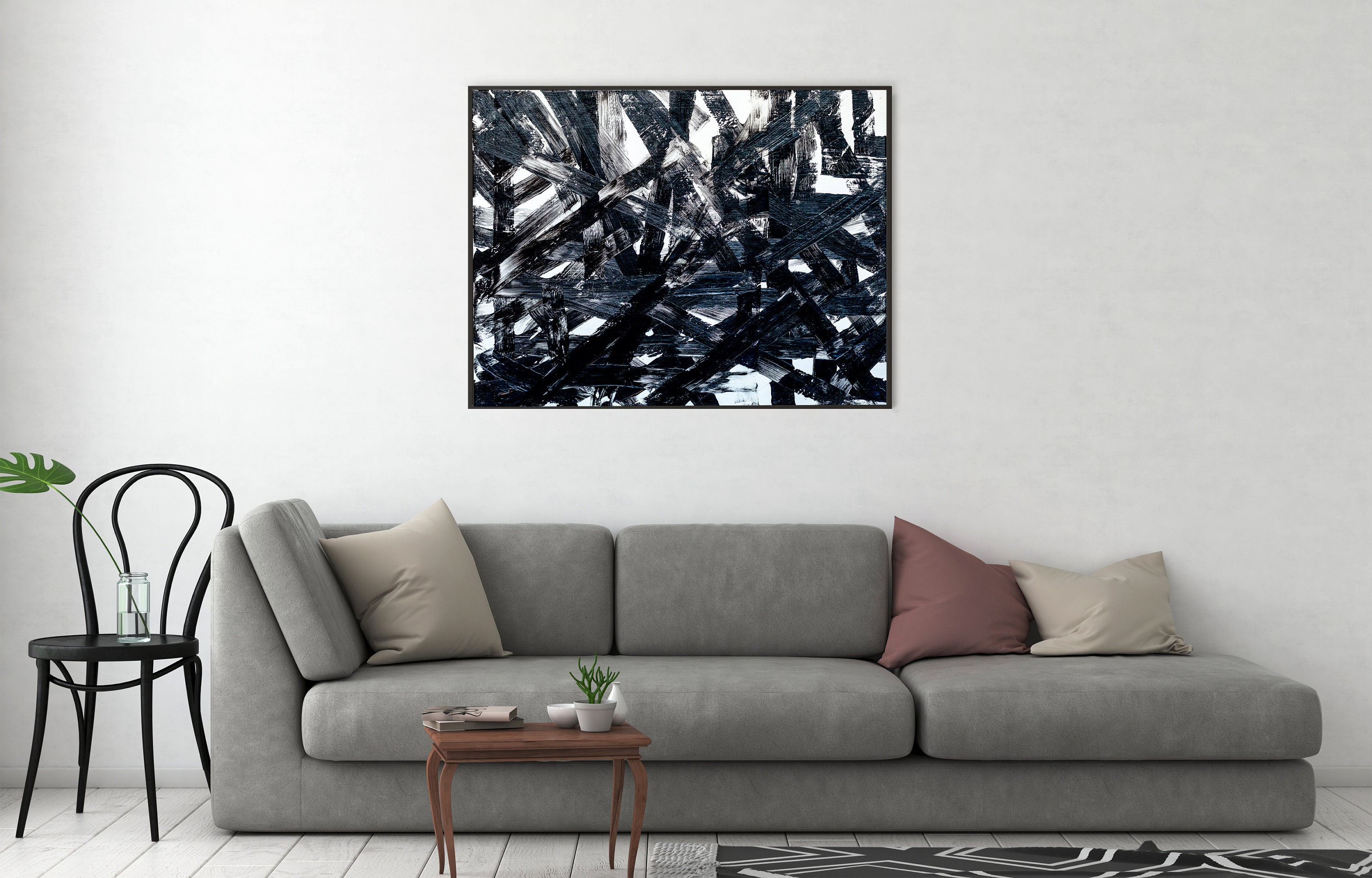 Pathways Abstract Painting Acrylic Art Abstract Print - Etsy