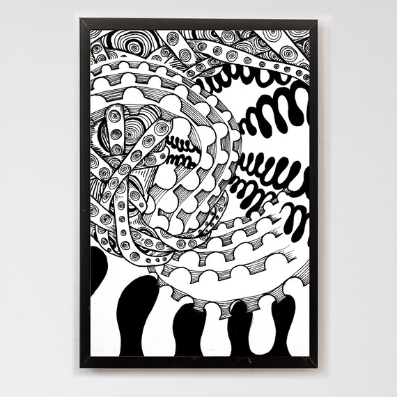 Ink Pen Art Abstract