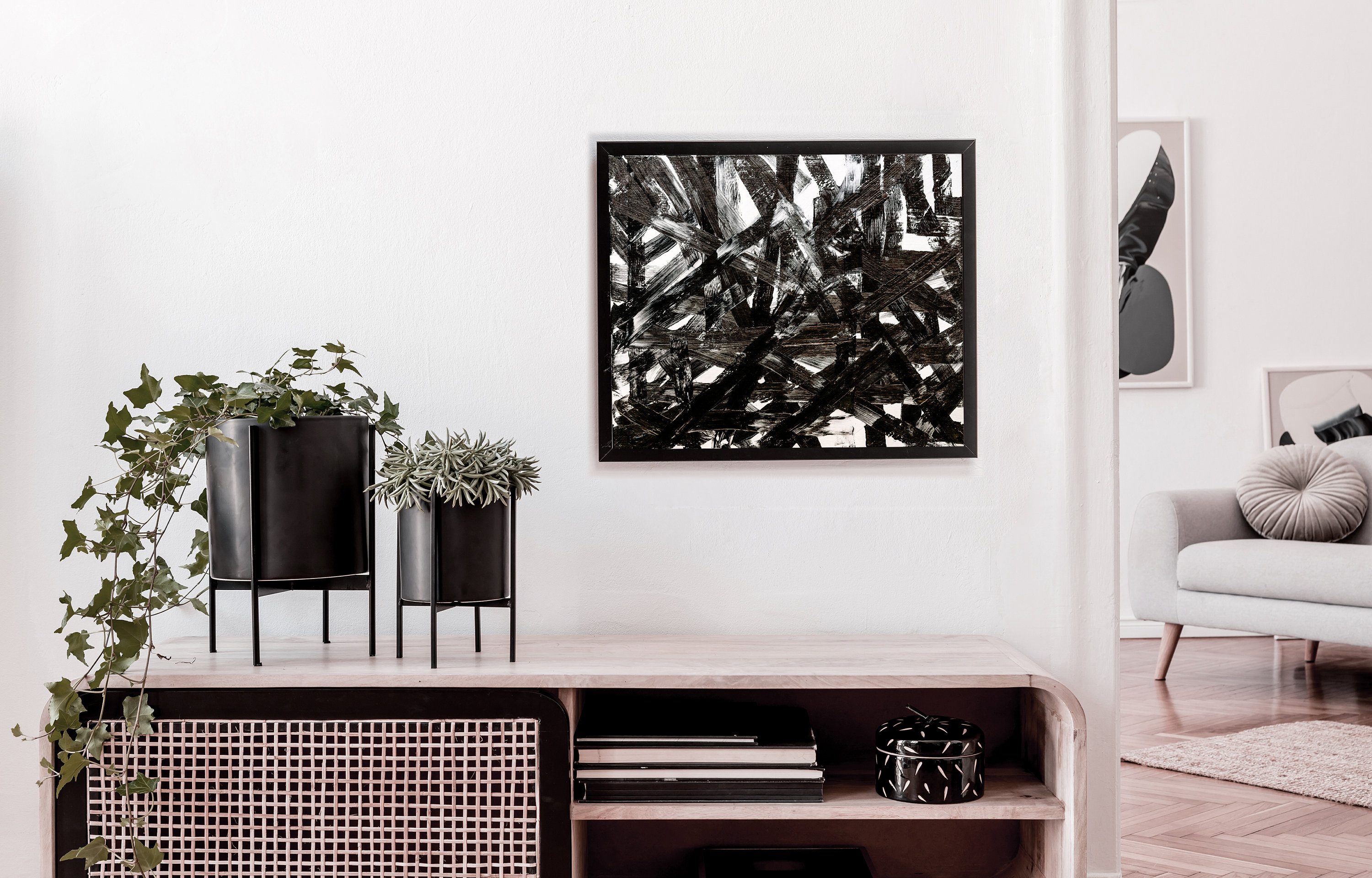 Pathways Abstract Painting Acrylic Art Abstract Print - Etsy