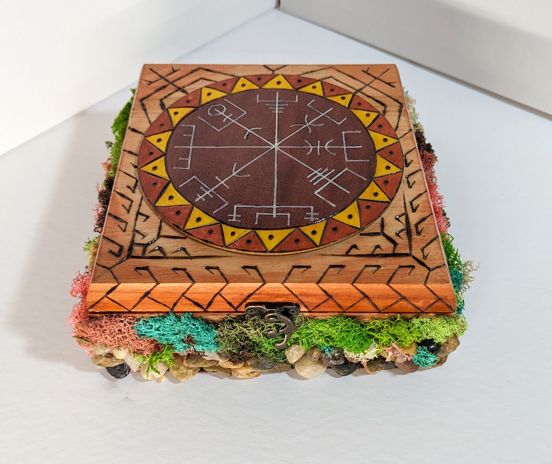 Dungeons and Dragons Druid Dice Box Handmade Dice Box DND Dice Box ...