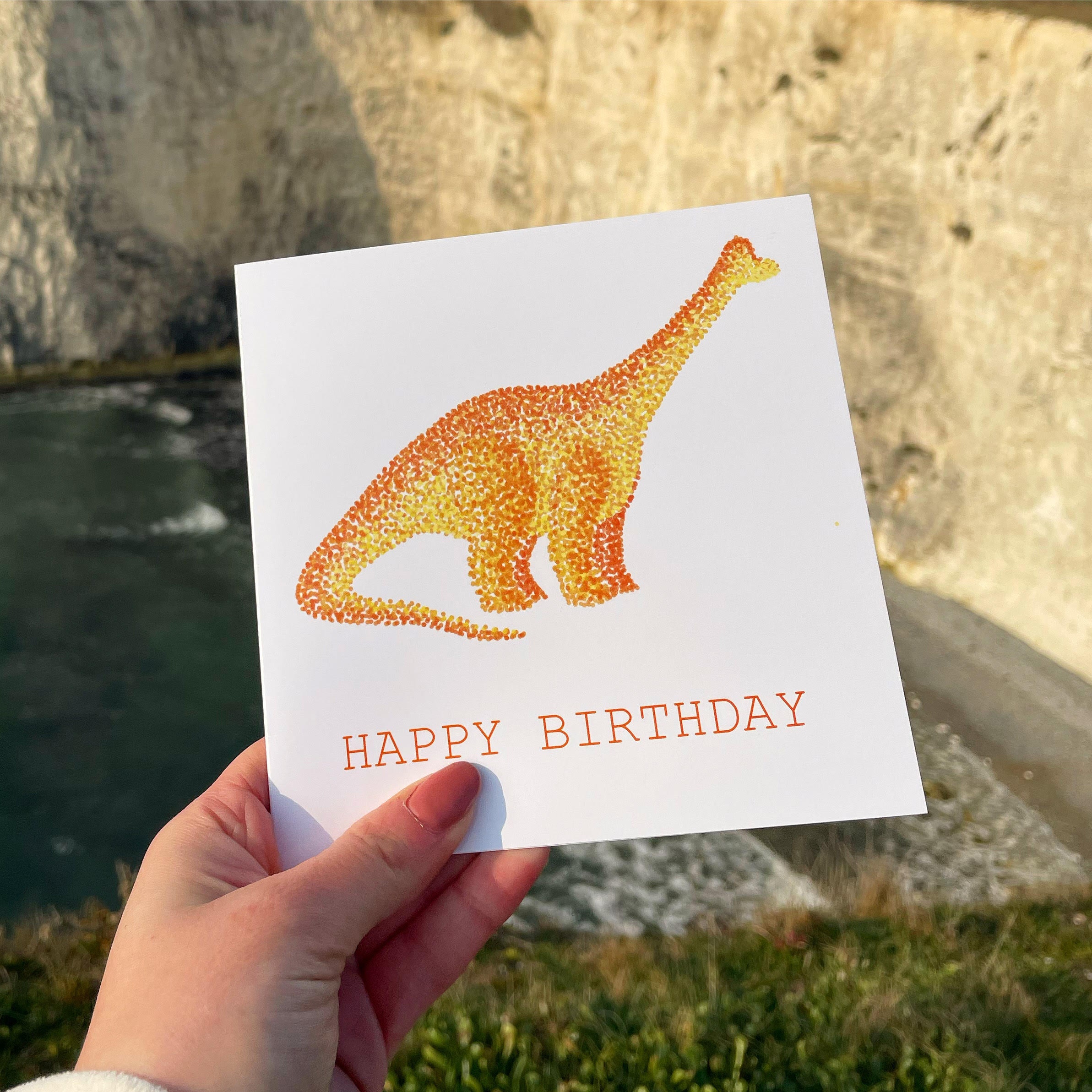 Brachiosaurus Dinosaur Birthday Card - Etsy