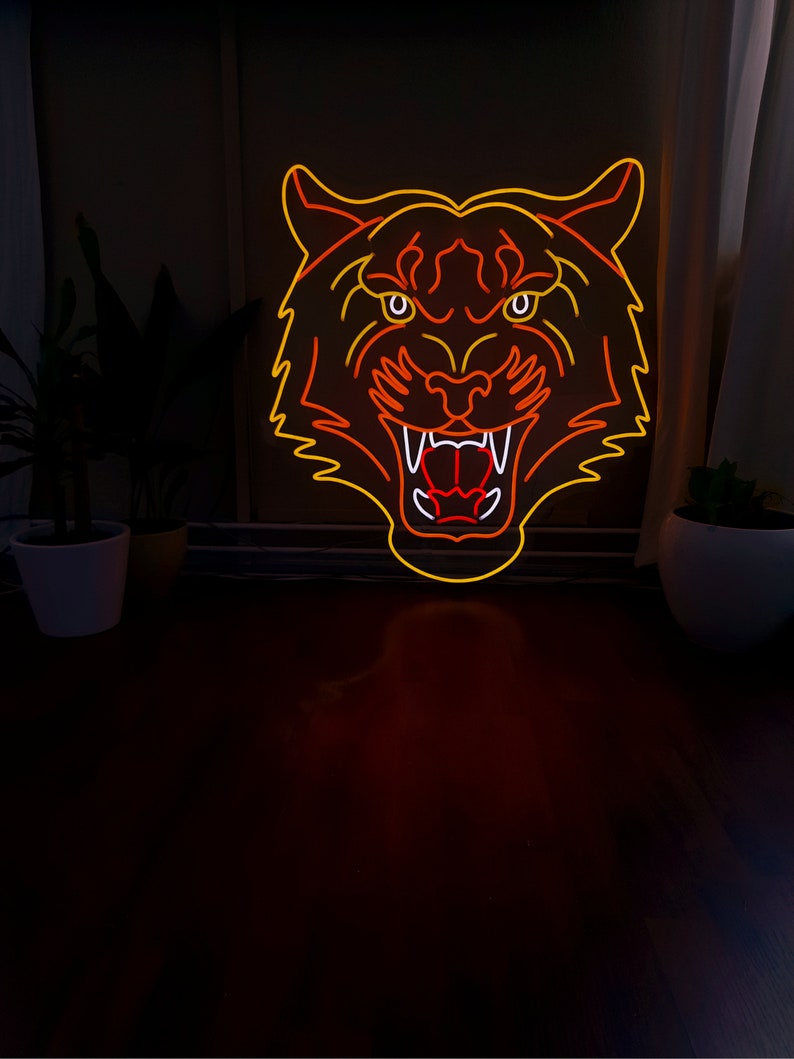 Tiger Led Neon Sign - Etsy