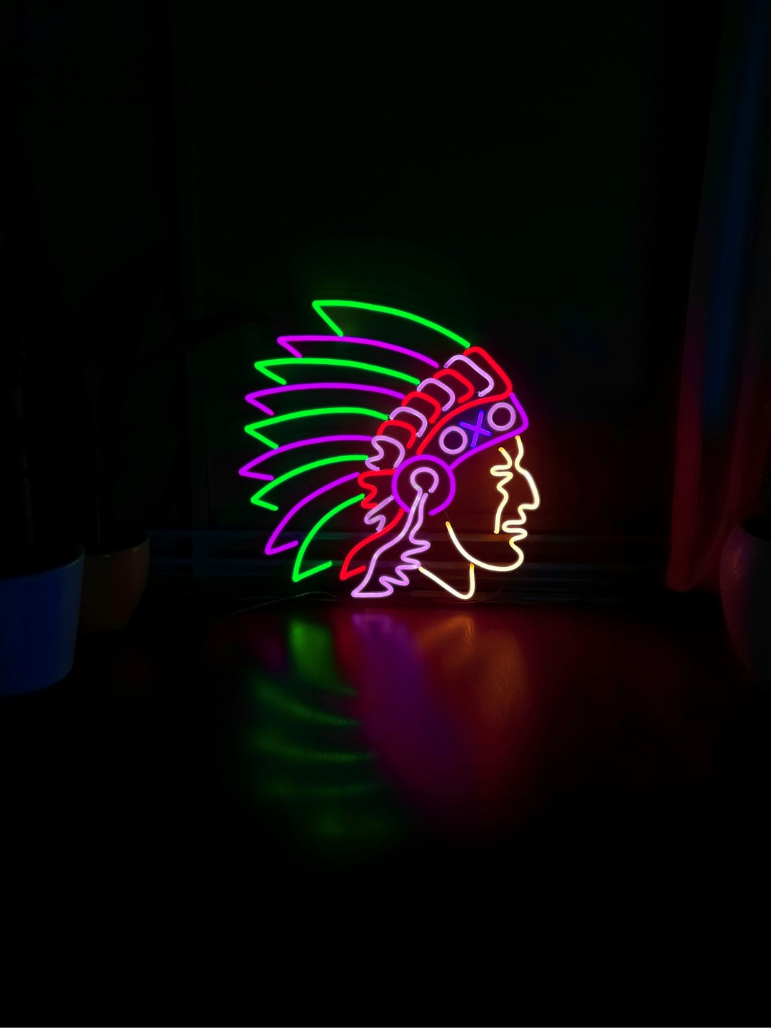 Indian Led Neon Sign - Etsy