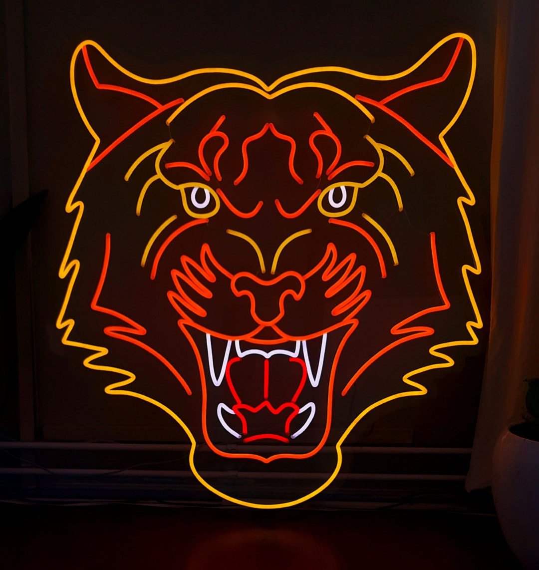 Tiger Led Neon Sign - Etsy