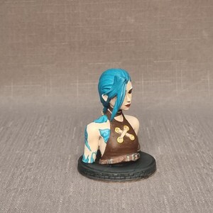 Jinx Powder Arcane League of Legends Bust Figurine Collectible - Etsy