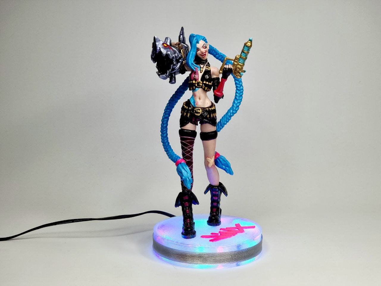 Jinx Powder Arcane League of Legends Figurine Collectible - Etsy