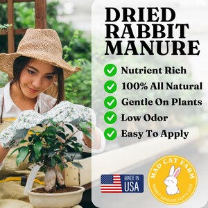 Dry Rabbit Fertilizer Natural Fertilizer | Bulk Rabbit Poop for Gardens ...